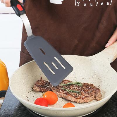 China 5-Pack BPA Free Silicone Spatulas Turner Set For Nonstick Cookware Flexible Kitchen Utensils Cooking Spatula Set For Egg for sale