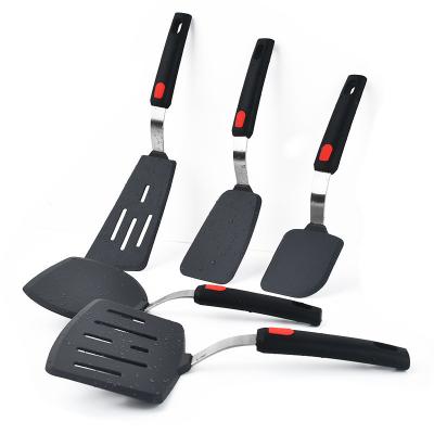 China 5-Pack BPA Free Silicone Spatulas Turner Set For Nonstick Cookware Flexible Kitchen Utensils Cooking Spatula Set For Egg for sale