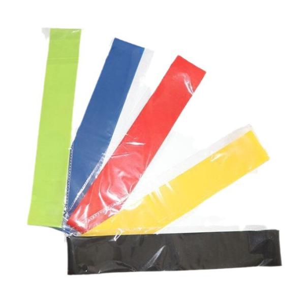 Silicone Resistance Loop Exercise Band For Home Fitness Elastic Workout 5pcs Bands