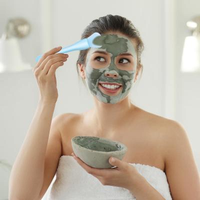 China OEM Silicone Face Mask Brushes Mud Mask Applicator Brush For BB CC Cream Body Lotion for sale