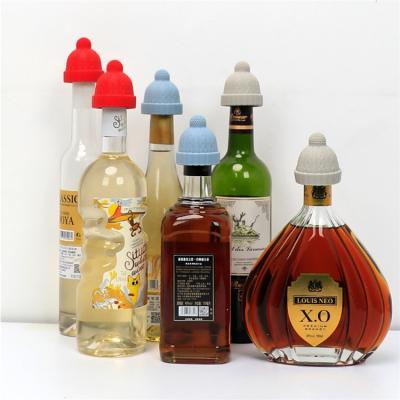 Cina Funny e riutilizzabile tappo di bottiglia di vino di silicone tappi di birra tappi di bottiglia sigillatore grazioso accessori di vino gadget di cucina in vendita