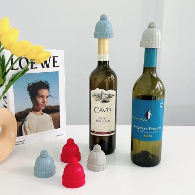 Cina Funny e riutilizzabile tappo di bottiglia di vino di silicone tappi di birra tappi di bottiglia sigillatore grazioso accessori di vino gadget di cucina in vendita