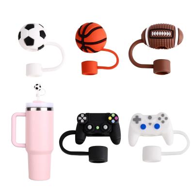 Cina Topper di paglia da fiore in silicone coperture e tappi riutilizzabili per paglie da 9-10 mm adatti a Stanley 30 e 40 oz Stambler Stanley Cap Cap in vendita