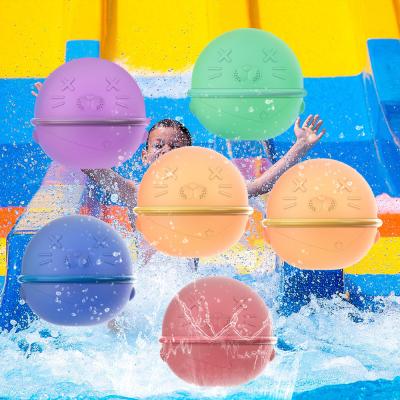 China Reusable Water Balloons Refillable Water Bomb Soft Silicone Water Balls Quick Fill & Self-Sealing for sale
