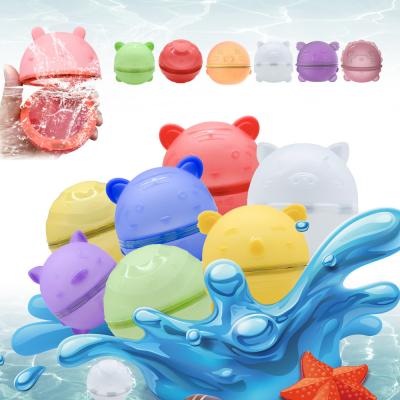 China Reusable Water Balloons Refillable Water Bomb Soft Silicone Water Balls Quick Fill & Self-Sealing for sale