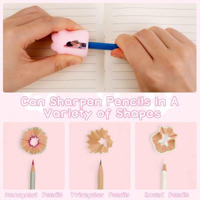 Cina Cat Paw Pencil Sharpener Manual Gift Mini Silicone Stationery For Kids Kawaii School Office Supplies in vendita