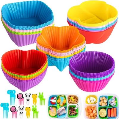 Cina Infrangibile Microwaveable della scatola di pranzo del silicone di Multiscene dei bambini in vendita