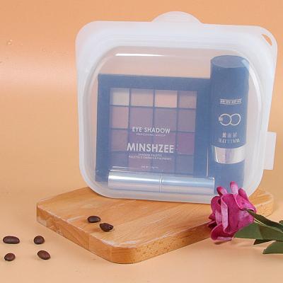 Cina Microwaveable non tossico del silicone della borsa a chiusura lampo riutilizzabile di stoccaggio in vendita