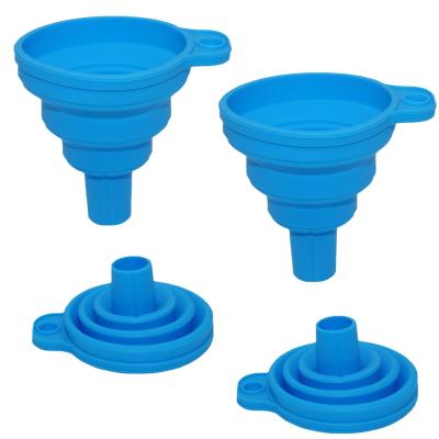 Cina Imbuto pieghevole del silicone del prodotto a perfetta tenuta della cucina per il trasferimento liquido della polvere in vendita