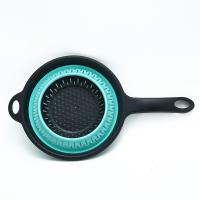 China Reusable Silicone Collapsible Colander Vegetable Strainer Portable for sale