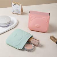 China Mini Silicone Cosmetic Bag Washable Odorless Multi Function for sale