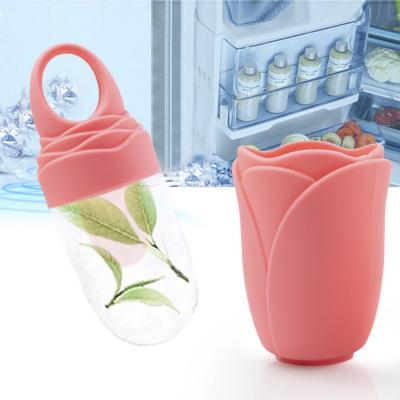 Cina Roller di ghiaccio per viso e corpo, Cubo di ghiaccio in silicone per gonfiore, sollievo dal dolore, Cold Therapy Ice Cup Mold Massage Tool in vendita