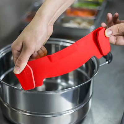 Cina Riutilizzabile multicolore del silicone dei guanti impermeabili di cottura per cottura in vendita