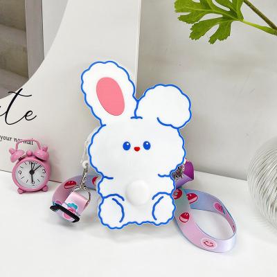 가벼운 BPA 무료 실리콘 펜과 연필 상자 팝 어깨 가방 Fidget 장난감 가방 여자용 Corssbody 어깨 가방