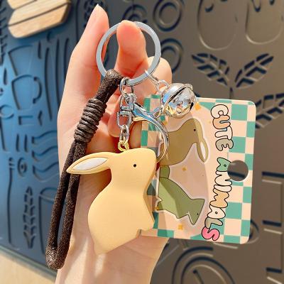 Cina Cute Kawaii Anime Portachiavi Portachiavi in silicone morbido Accessoiri per donne Ragazze Zaino in vendita