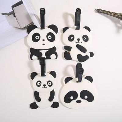 Cina 2-Pack Cute silicone bagaglio tag con nome carta d'identità per le valigie non tossico personalizzabile benvenuto in vendita