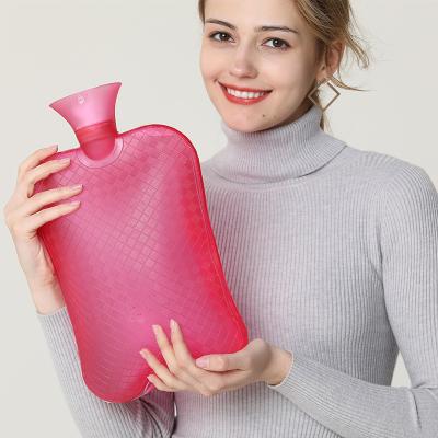 Cina Bottiglia di acqua calda di gomma morbida con coperchio, sacchetto dell' acqua calda 3 litri per alleviare il dolore. in vendita