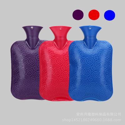 Cina Bottiglia di acqua calda di gomma morbida con coperchio, sacchetto dell' acqua calda 3 litri per alleviare il dolore. in vendita