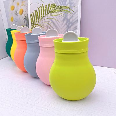 Cina Riscaldamento a microonde Borsa di acqua calda silicone con copertura a maglia Terapie calde e fredde Dolore alla schiena Regalo per la mamma della ragazza in vendita