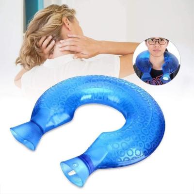 China 1.5L Hot Cold Water Bottle Bag U Shaped Reusable Hot And Cold Packs For Pain for sale