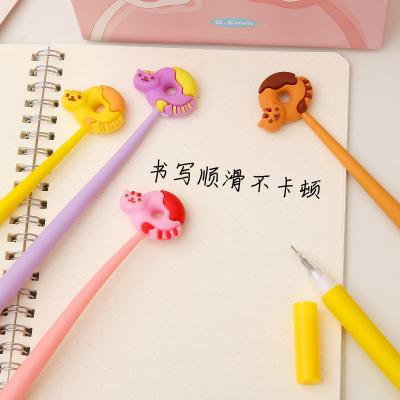 Cina Carino cartone animato Silicone Gel Inchiostri Cartoon Animali Scrittura Penne 0,5 mm Stili Vari Penne Papeterie Per Ufficio Presente in vendita