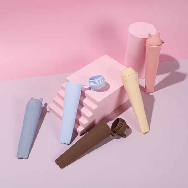 Premium Food-Grade Silicone Popsicle Molds – Crack-Resistant, Odorless & Perfect For Smoothie Pops! Cartoon Ice Pop Molds BPA-free Silicone Leak-proof & Flexible