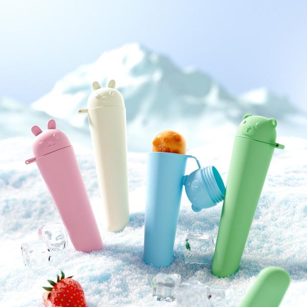 Premium Food-Grade Silicone Popsicle Molds – Crack-Resistant, Odorless & Perfect For Smoothie Pops! Cartoon Ice Pop Molds BPA-free Silicone Leak-proof & Flexible