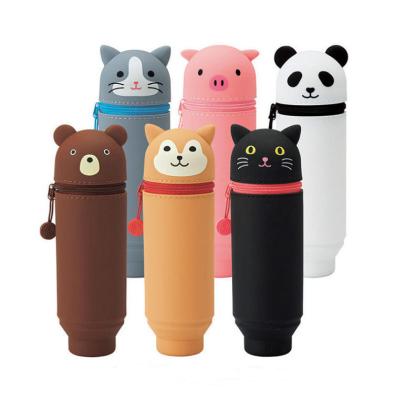China Round pencil pouch customized yes reinforced stitching guarantees long lasting durability suitable for frequent handling for sale