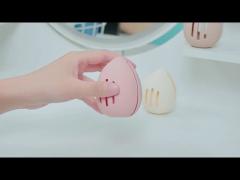 Silicone make-up sponshouder ademend schoonheidsblender houder wasbare sponsen koffer reis essentieel make-up organisator