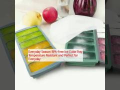 Silicone vriezerbak met deksel - 1 kopje Silicone voedselvriezerbak - Grote ijskubbevriezervormen - Soep, saus, restjes, zelfgemaakte maaltijdvoorbereiding Vrieskeukenopslagcontainers