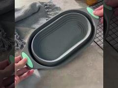 Silicone Baking Pan Set - 6PCS Stackable Non-Stick Bakeware Set With Grips & Metal Reinforced Frame: Round Cake Pan, Square Baking Pan, Bread Loaf Pan, & Muffin Molds