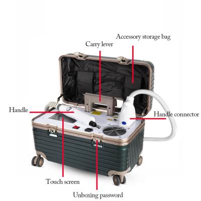 China A tatuagem remove a casca do carbono do laser do Nd Yag da máquina da remoção do ponto e das linhas tênues à venda