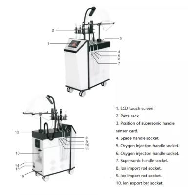 Cina Acqua privata Jet Peel Beauty Machine di cura di pelle della macchina di Hydrafacial dell'ossigeno del salone in vendita