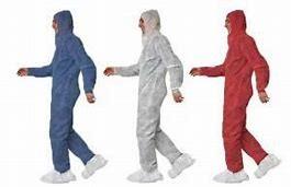 PPの布の防水無毒な通気性の使い捨て可能なペンキのスーツの生産のためのイメージの結果