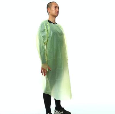 親指のホックの設計使い捨て可能な作動のガウン、使い捨て可能な生殖不能のガウン 