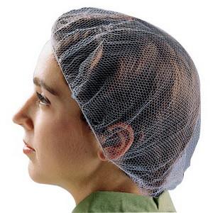 Disposable Food Preparation Hair Nets , Cleanroom Disposable Hair Nets Food Service 
