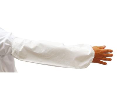 Cina Protettori microporosi eliminabili bianchi della manica di plastica, maniche di plastica elastiche del braccio in vendita