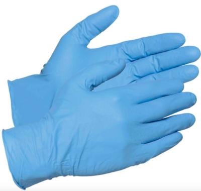 Guanti eliminabili liberi del nitrile del lattice blu, alti guanti dell'esame del nitrile di allungamento