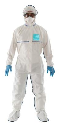 Contro virus EN14126 della pittura del virus di Ebola l'anti della tuta eliminabile del vestito
