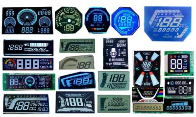 China Customized Size Htn Type Segment Lcd Display Panel For Car Ebike Speedometer  for sale