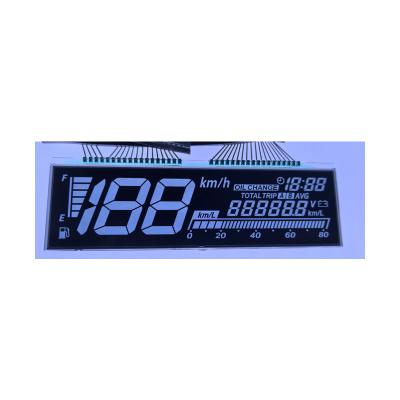 China Customized Size Va Type Monochrome Segment Yamaha Lcd Screen Display For Speedometer Motorcycle for sale