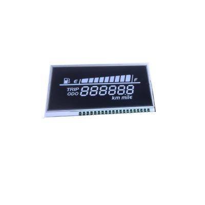China Customized Size VA 7  Segment Yamaha speedometer Lcd Display Panel For Motorcycle for sale