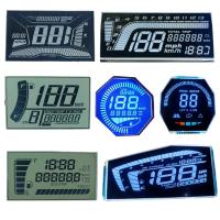 China Customized VA Type Monochrome Segment LCD Screen Display for Motorcycle Speedometer 2.8-5.0V for sale