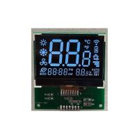 China Customized VA Type COG LCD Display Module with White Backlight for Smart Home Temperature Controller 2.8-5.0V for sale