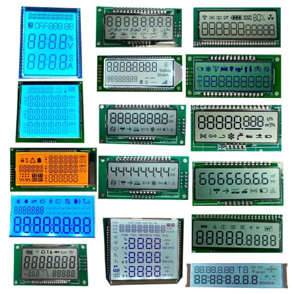 Quality Customized Size 9 Digit Stn Reflective Positive Lcd Panel Screen Display For for sale