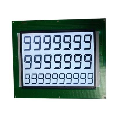 China Customized Size 7 Segment LCD Display Module for Fuel Dispensers with Wide Operating Temperature and Multiple View Directions for sale