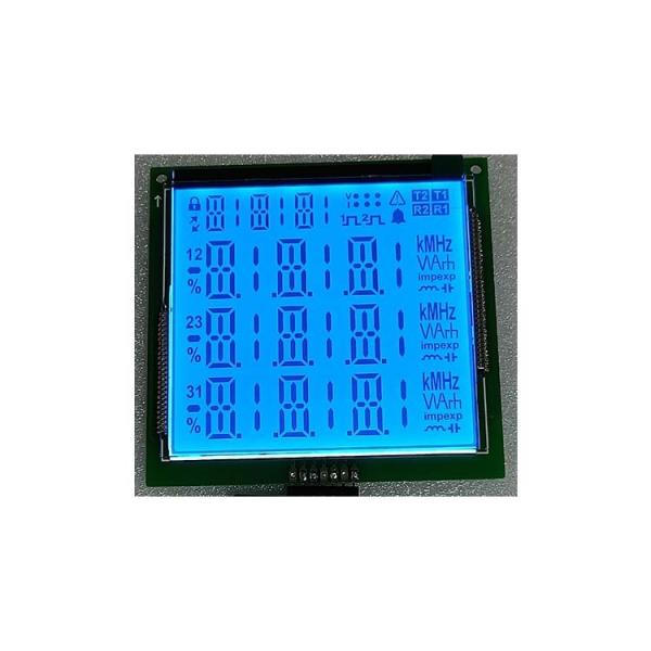Quality Factory Custom Monochrome Screen 7 Segment Lcd Display For Thermostat Temperature/energy Meter for sale