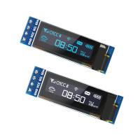 China 0.91 Inch OLED Display Module SSD1306 Driver 128x32 Resolution IIC Interface White Blue Color for sale
