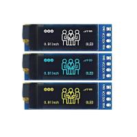 China 0.91 Inch OLED Display Module SSD1306 Driver 128x32 Resolution IIC Interface White Blue Color for sale