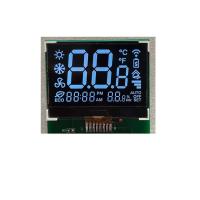 China Customized VA Type COG LCD Display Module with White Backlight for Smart Home Temperature Controller 2.8-5.0V for sale